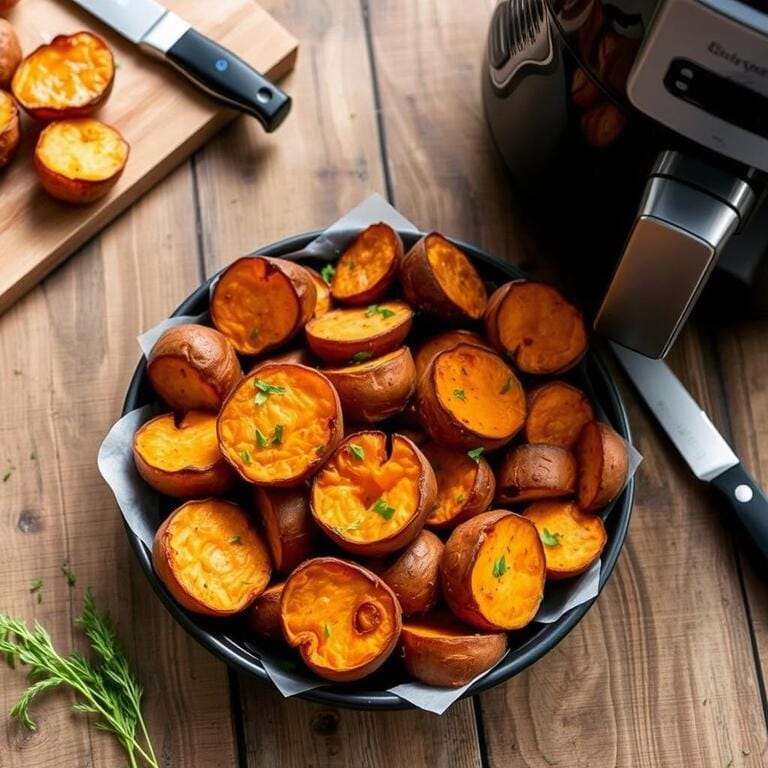 Crispy Air Fryer Baked Yams for a Tasty Side
